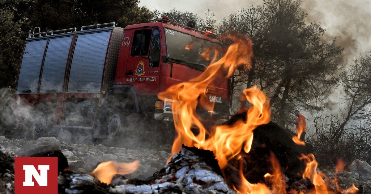 Πυροσβεστική: 22 δασικές πυρκαγιές το τελευταίο 24ωρο - Δείτε τον Χάρτη ...