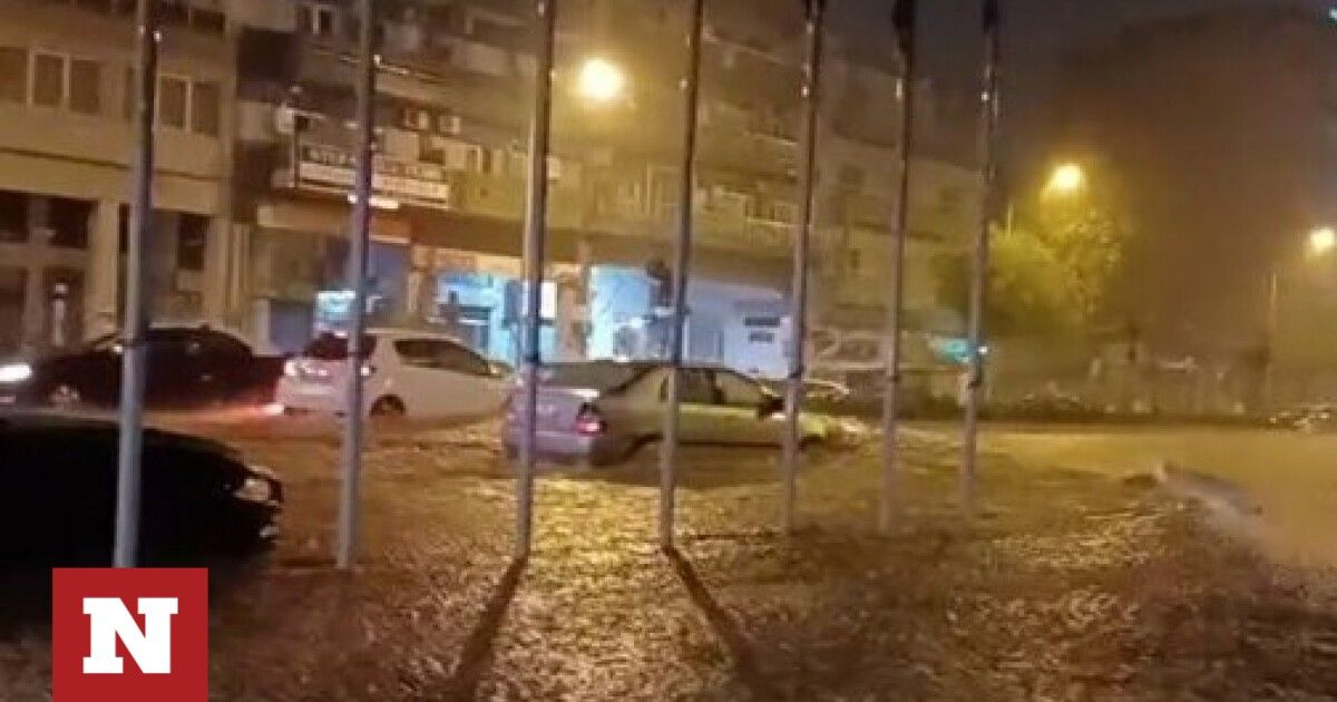 Καιρός: Πλημμύρισαν δρόμοι στη Θεσσαλονίκη - Κλειστό το τούνελ Ευόσμου ...