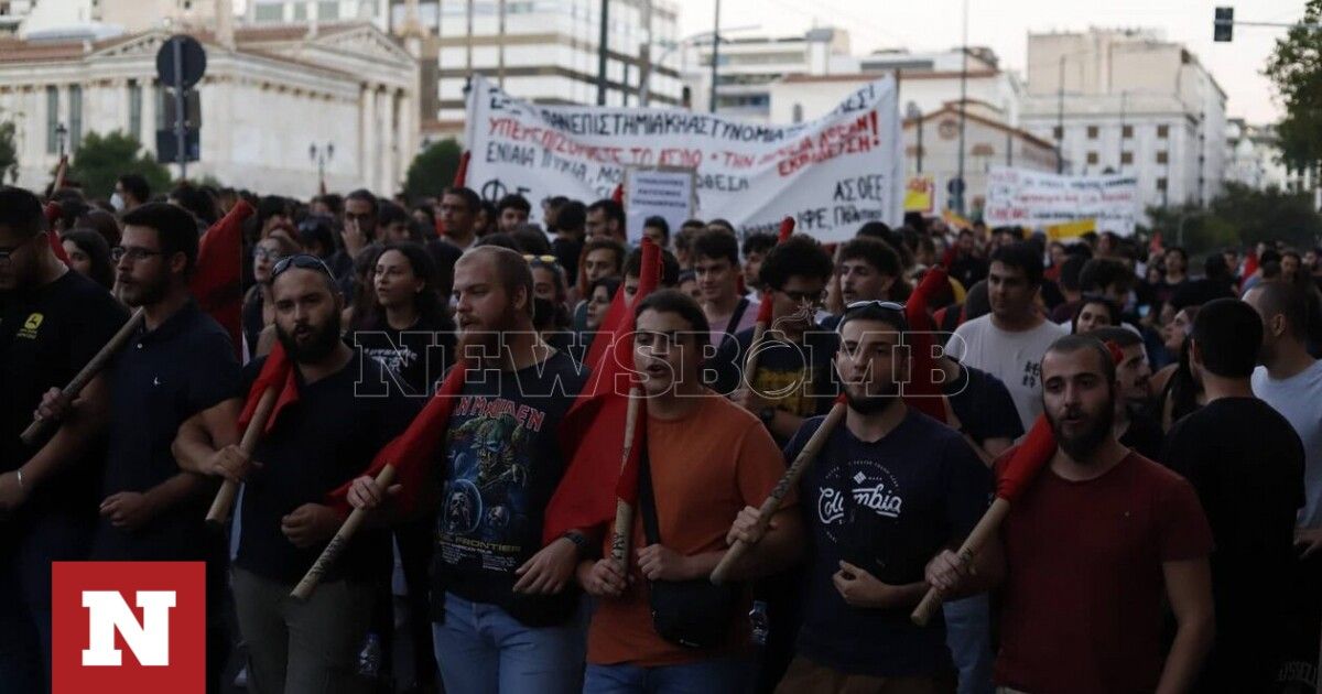 Νέο φοιτητικό συλλαλητήριο στα Προπύλαια κατά της πανεπιστημιακής ...