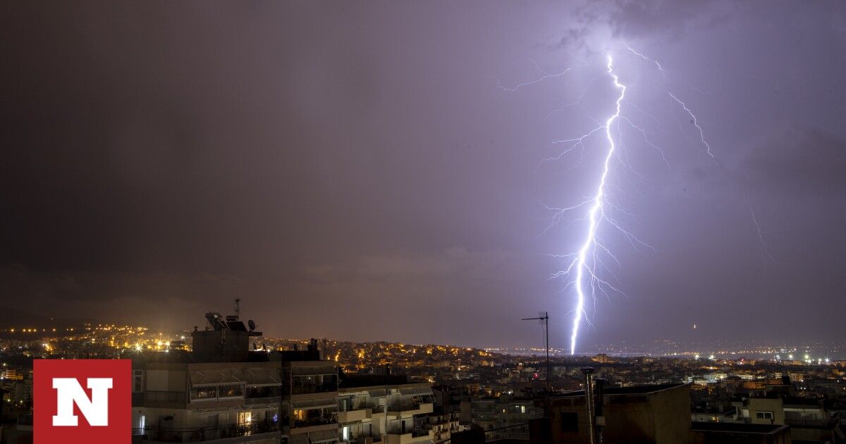 Καιρός: Η στιγμή που καταιγίδα κυκλώνει τη Θεσσαλονίκη – Εντυπωσιακές ...