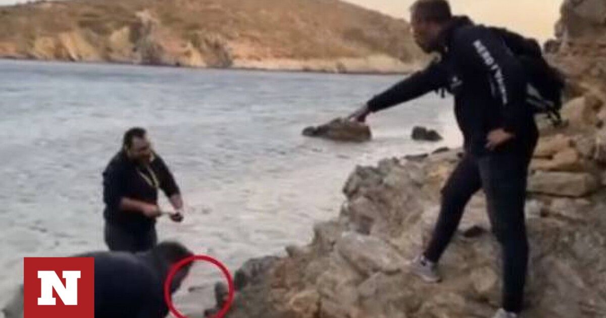 Η στιγμή που σμέρνα επιτέθηκε σε ψαρά στα βράχια (vid) - Newsbomb