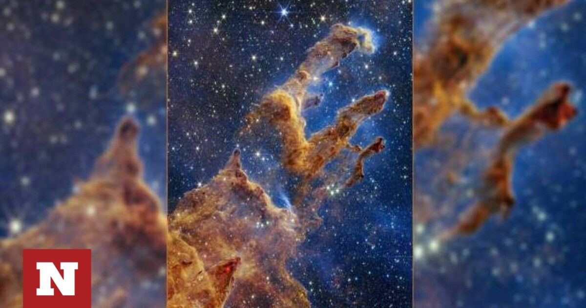 NASA: Νέα εντυπωσιακή εικόνα από τις «Στήλες της Δημιουργίας» - Newsbomb