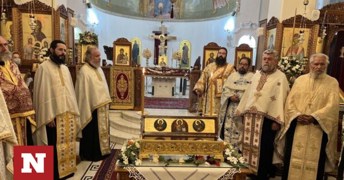 Το λείψανο του Οσίου Νικηφόρου του Λεπρού στο Ακρωτήρι Χανίων - Newsbomb