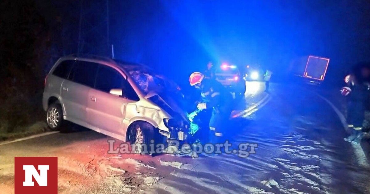 Φθιώτιδα: Αυτοκίνητο με οικογένεια συγκρούστηκε με νταλίκα - Newsbomb