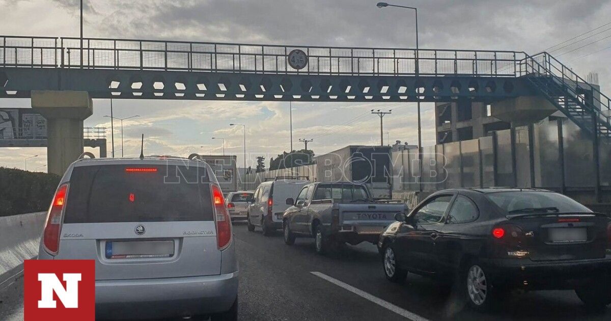 Κίνηση τώρα: Η βροχή έφερε... μποτιλιάρισμα στον Κηφισό - Newsbomb