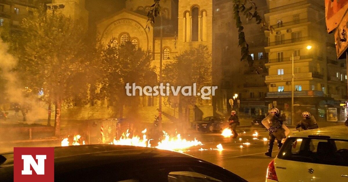 Εκτεταμένα επεισόδια στο κέντρο της Θεσσαλονίκης - Newsbomb