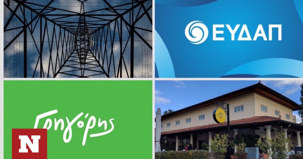 Το ρεύμα του Δημοσίου, η ΕΥΔΑΠ και ο Γρηγόρης πάει Ζάππειο - Newsbomb