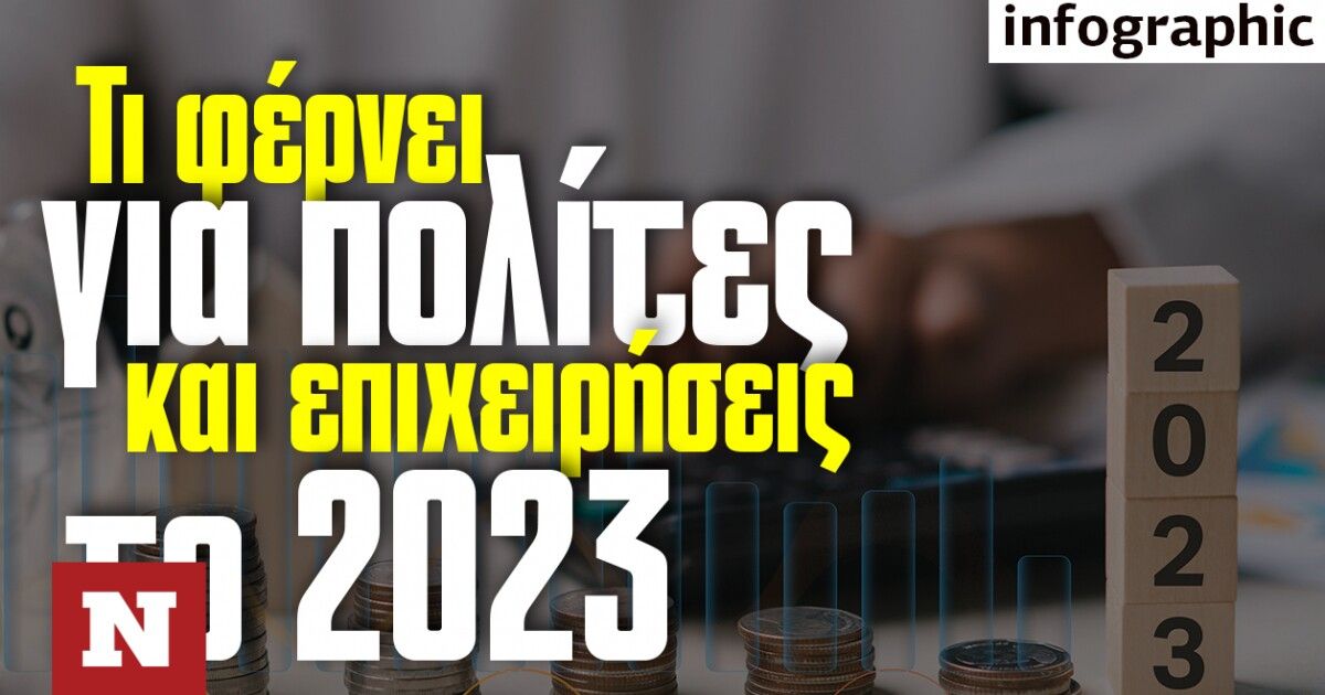 Τι δίνει και τι παίρνει σε πολίτες και επιχειρήσεις το 2023 - Newsbomb