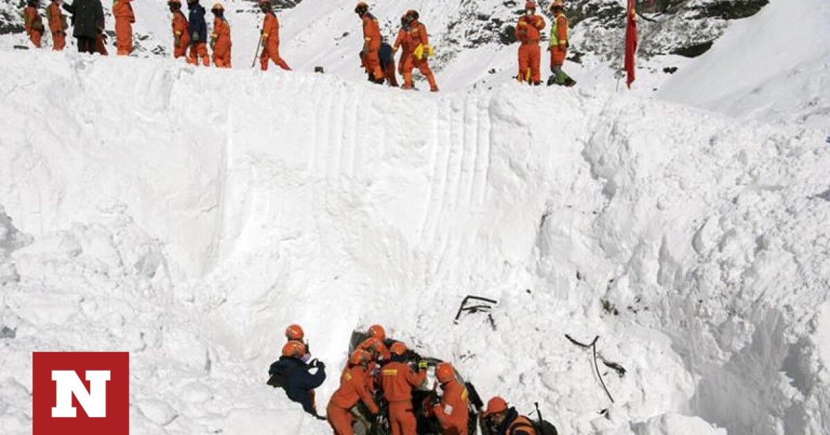 Κίνα: 28 νεκροί από τη χιονοστιβάδα στο Θιβέτ - Newsbomb