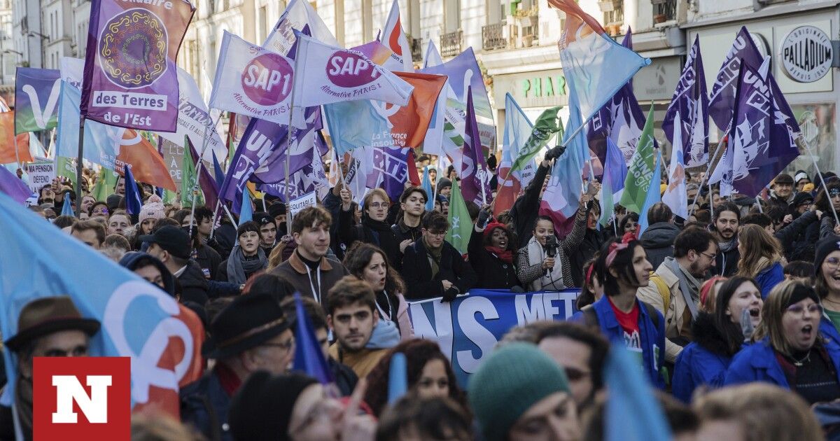 Γαλλία: Νέα κινητοποίηση κατά του συνταξιοδοτικού - Τη Δευτέρα ...