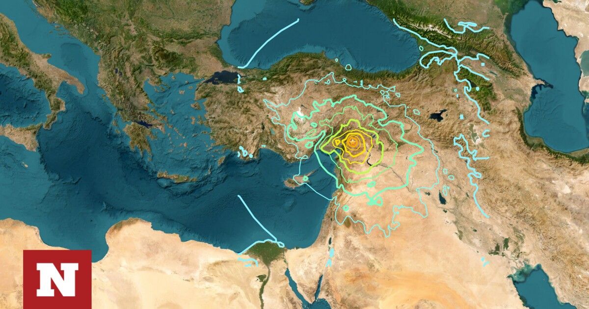 Μεγάλος σεισμός 7,8 Ρίχτερ στην Τουρκία - Αισθητός σε όλη την Ανατολική ...