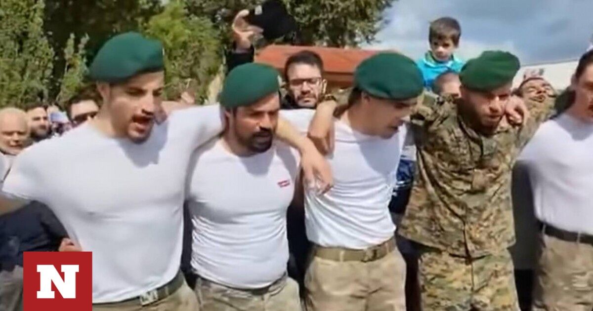 Τέμπη: Ανατριχίλα! Άνδρες των ΛΟΚ αποτίουν φόρο τιμής στον Κυπριανό ...