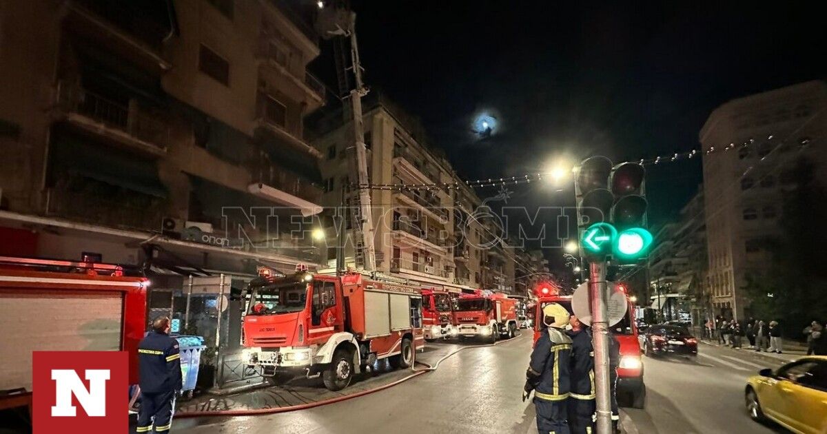 Πυρκαγιά σε διαμέρισμα στην Αχαρνών - Μεγάλη επιχείρηση απεγκλωβισμού ...