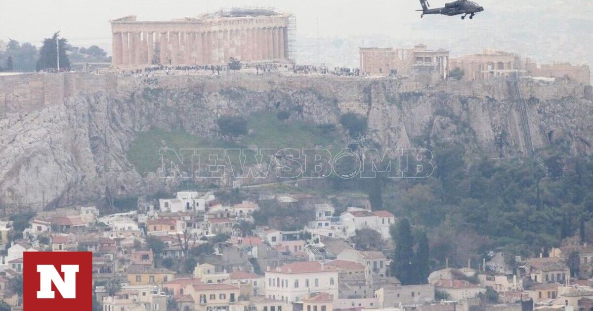 Μαχητικά αεροσκάφη πέταξαν πάνω από την Αθήνα - Εντυπωσιακές εικόνες ...