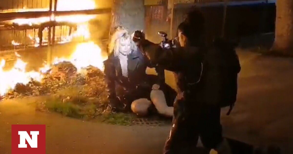 Μοντέλο στη Γαλλία έκανε φόντο φωτογράφισης τα επεισόδια - Σάλος στα social media - Newsbomb