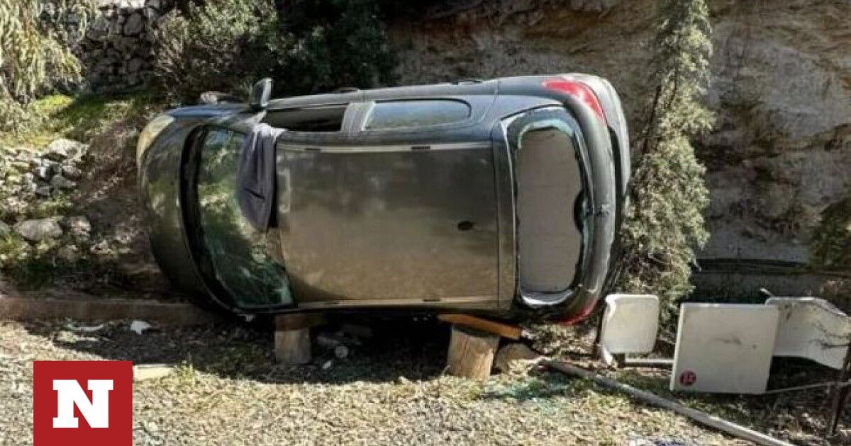 Σύρος: Οδηγός έπεσε με το όχημά του σε γκρεμό - Γλίτωσε από θαύμα ...