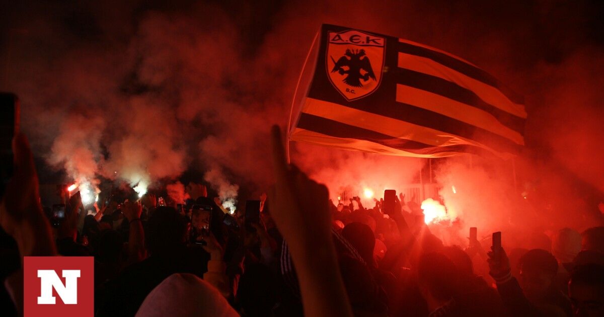Άρης – ΑΕΚ: Οι ξέφρενοι πανηγυρισμοί στα αποδυτήρια κι η υποδοχή από 10 ...