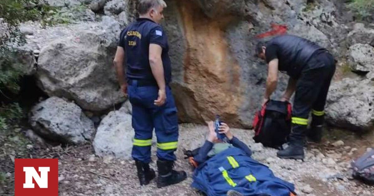 Σφακιά: Επιχείρηση διάσωσης για τραυματισμένη 60χρονη στο φαράγγι της ...