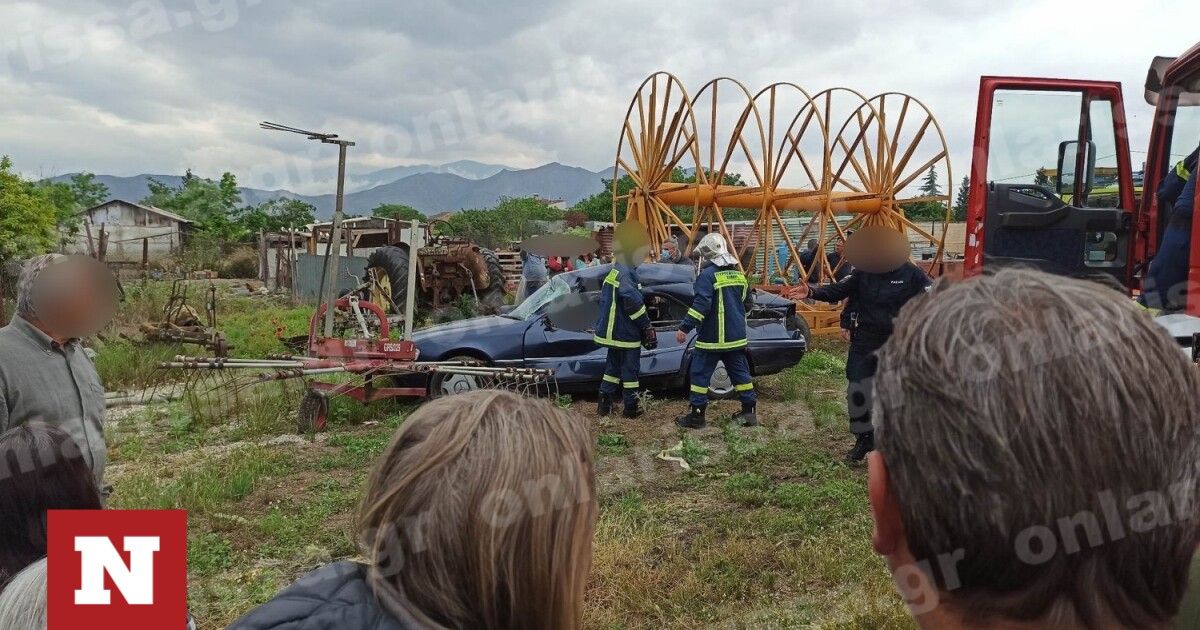 Θανατηφόρο τροχαίο στη Λάρισα - Νεκρός ένας άνδρας, χαροπαλεύει μια ...
