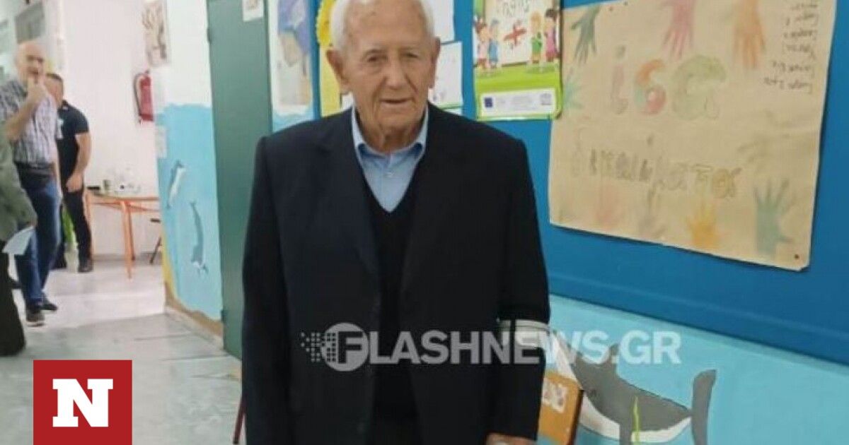 Εκλογές 2023 - Ψήφισε 98χρονος στα Χανιά: «Μπορεί να ψηφίσω άλλη μια ...
