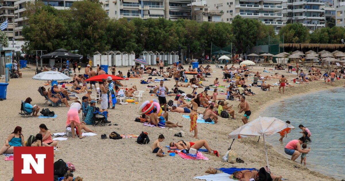 Ξεχύθηκαν στις παραλίες οι Αθηναίοι - «Βούλιαξαν» από λουόμενους ...