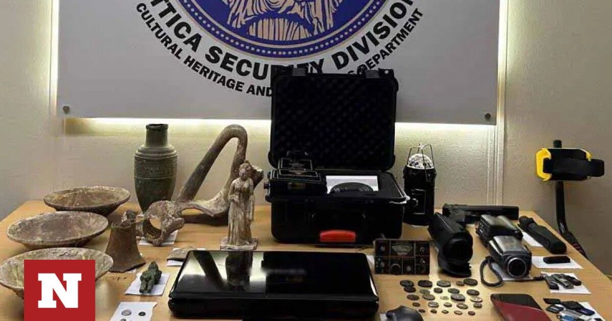 Σύλληψη 42χρονου για αρχαιοκαπηλία – Βρέθηκαν και κατασχέθηκαν δεκάδες ...