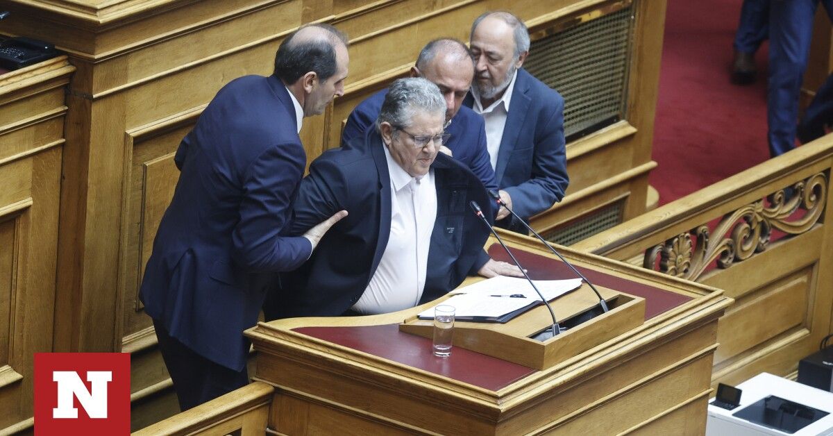 Δημήτρης Κουτσούμπας: Δεν έχασε το χιούμορ του μετά την αδιαθεσία ...