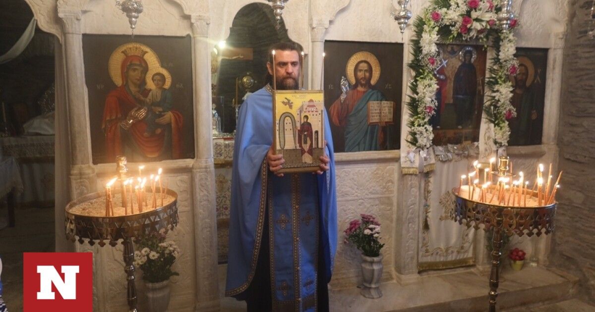 Άνδρος: Η μνήμη της Αγίας Ειρήνης Χρυσοβαλάντου στην ομώνυμη Ιερά Μονή ...