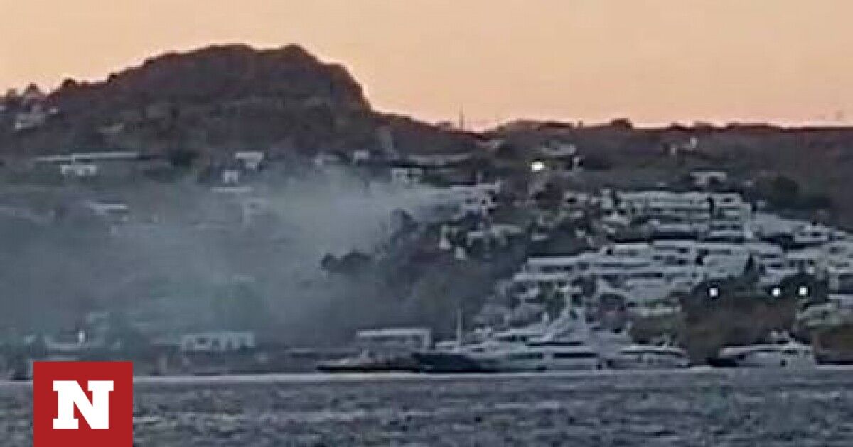 Αναστάτωση στη Μύκονο από φωτιά που «ξέσπασε» στην Ψαρρού - Newsbomb