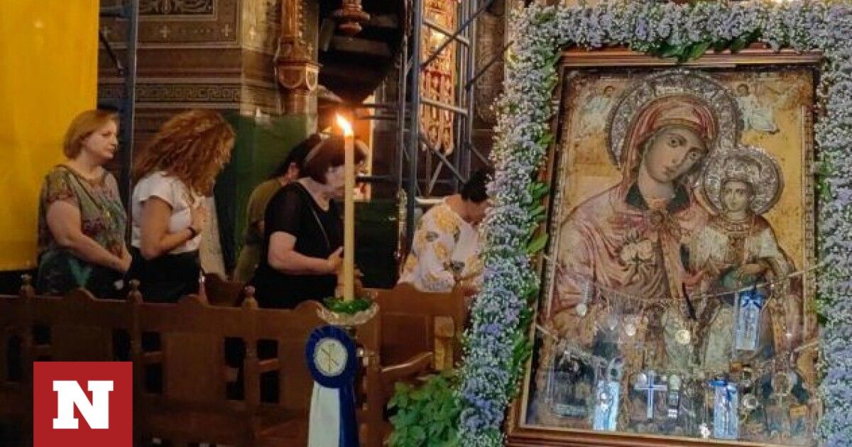 Η Εικόνα της Παναγίας «Ρόδον το Αμάραντον» στο Ναύπλιο - Newsbomb