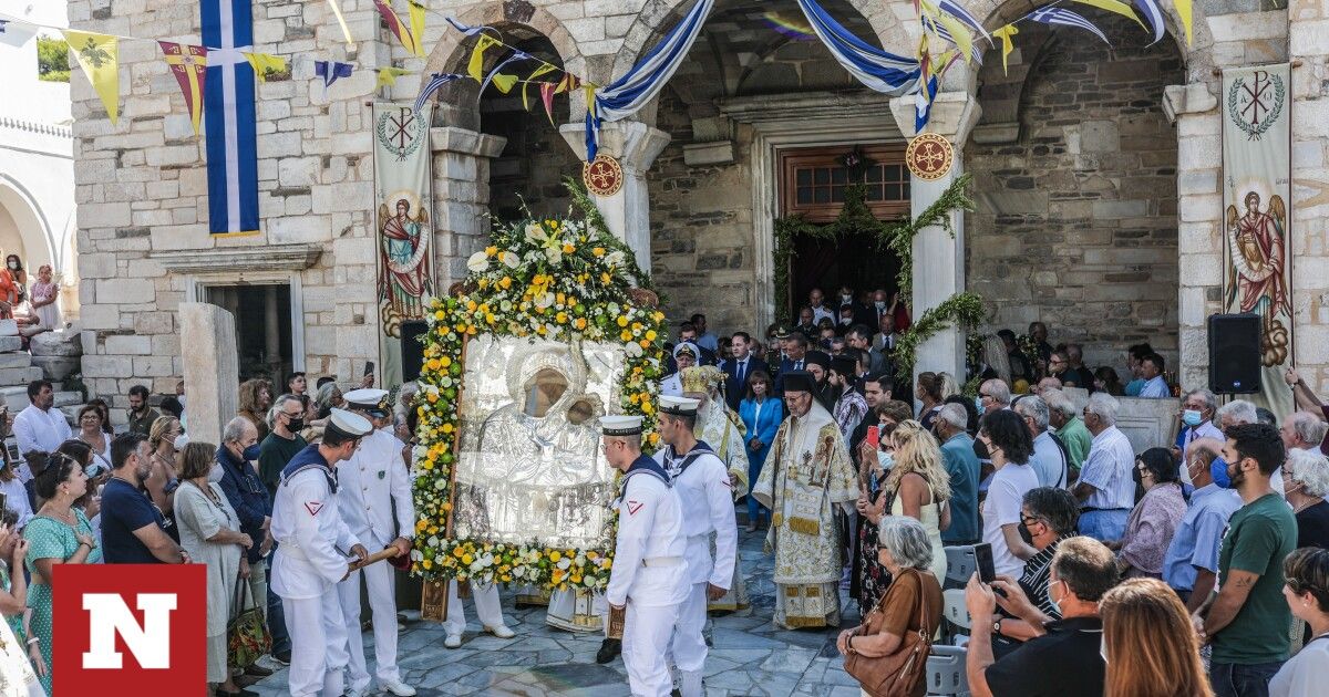 Πάρος: Γιορτάζει η εκκλησία της Εκατονταπυλιανής στο λιμάνι της ...