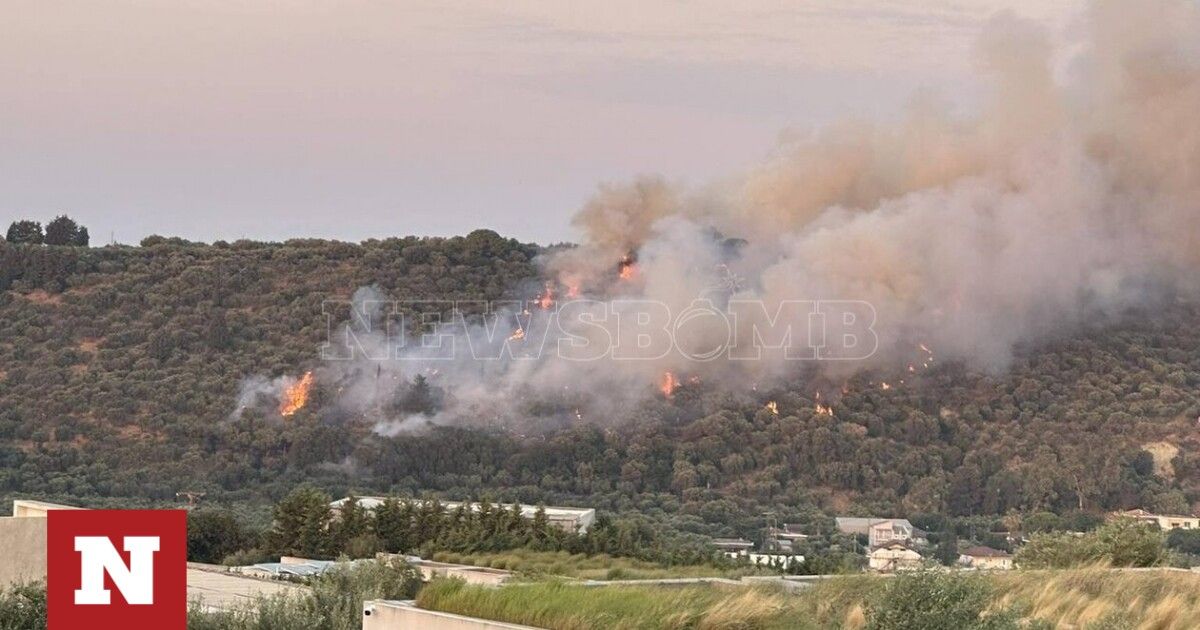 Φωτιά στη Ζάκυνθο: Μήνυμα του «112» προς τους κατοίκους της περιοχής ...