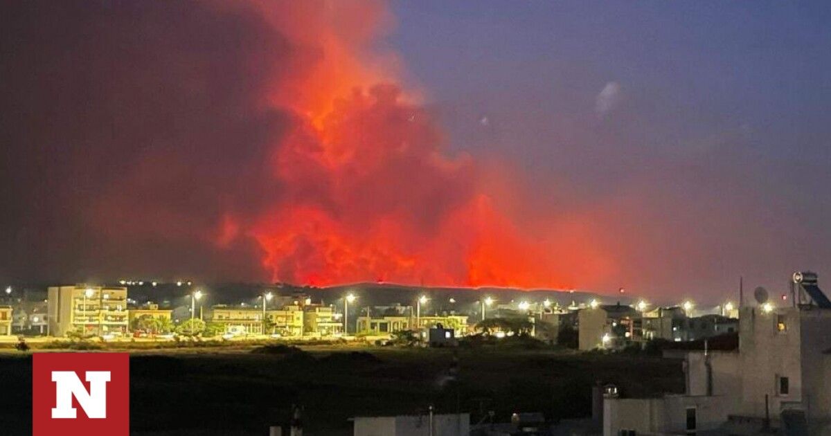 Φωτιά στην Αλεξανδρούπολη: Νύχτα κόλαση - Συνεχείς αναζωπυρώσεις και ...
