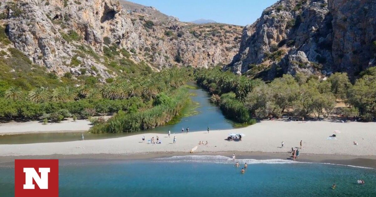 Πρέβελη: Η εξωτική παραλία με το φοινικόδασος που μαγεύει τους ...