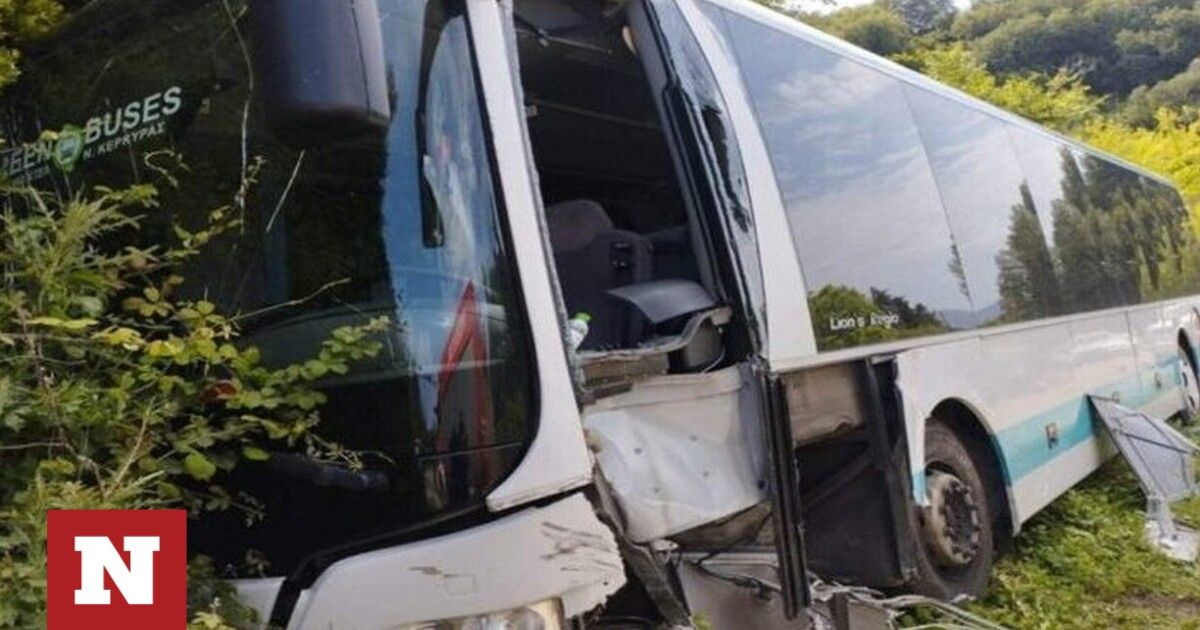 Σύγκρουση λεωφορείου με δύο οχήματα στην ΠΑΘΕ - Newsbomb