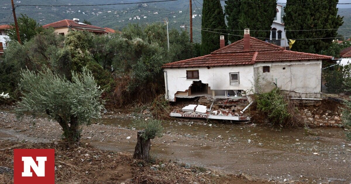 Βόλος: Νέο βίντεο από πλιάτσικο σε σπίτι μετά την κακοκαιρία Daniel ...