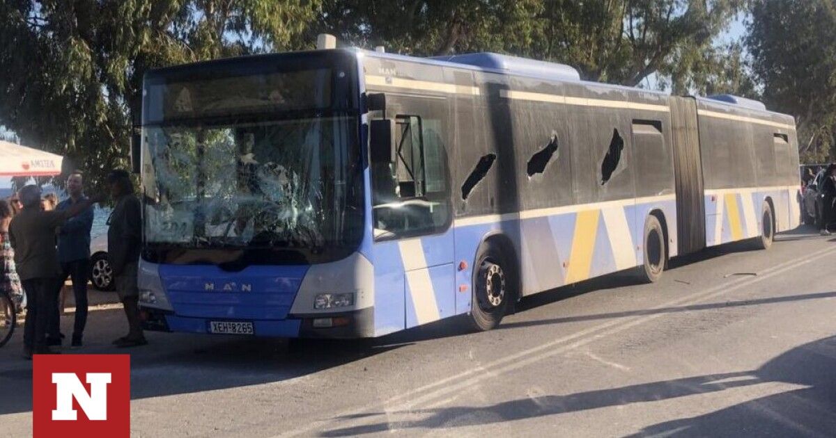 Λούτσα: Έσπασε τα τζάμια λεωφορείου και φώναζε «θα σας σκοτώσω ...