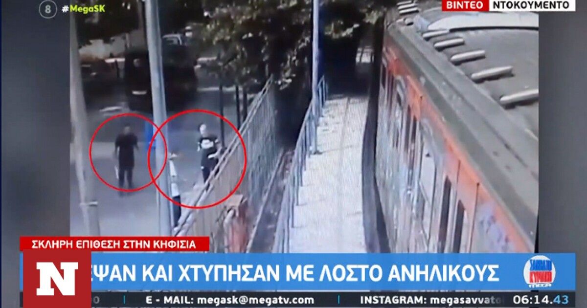 Τους χτυπήσαν με λοστό για να αρπάξουν κινητό: Βίντεο ντοκουμέντο για ...