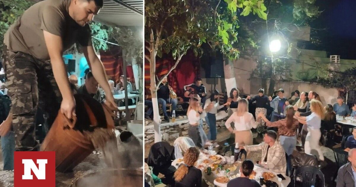 Έτσι γλεντάμε στην Κρήτη – Πήρε «φωτιά» από το γλέντι το ρακοκάζανο στη ...