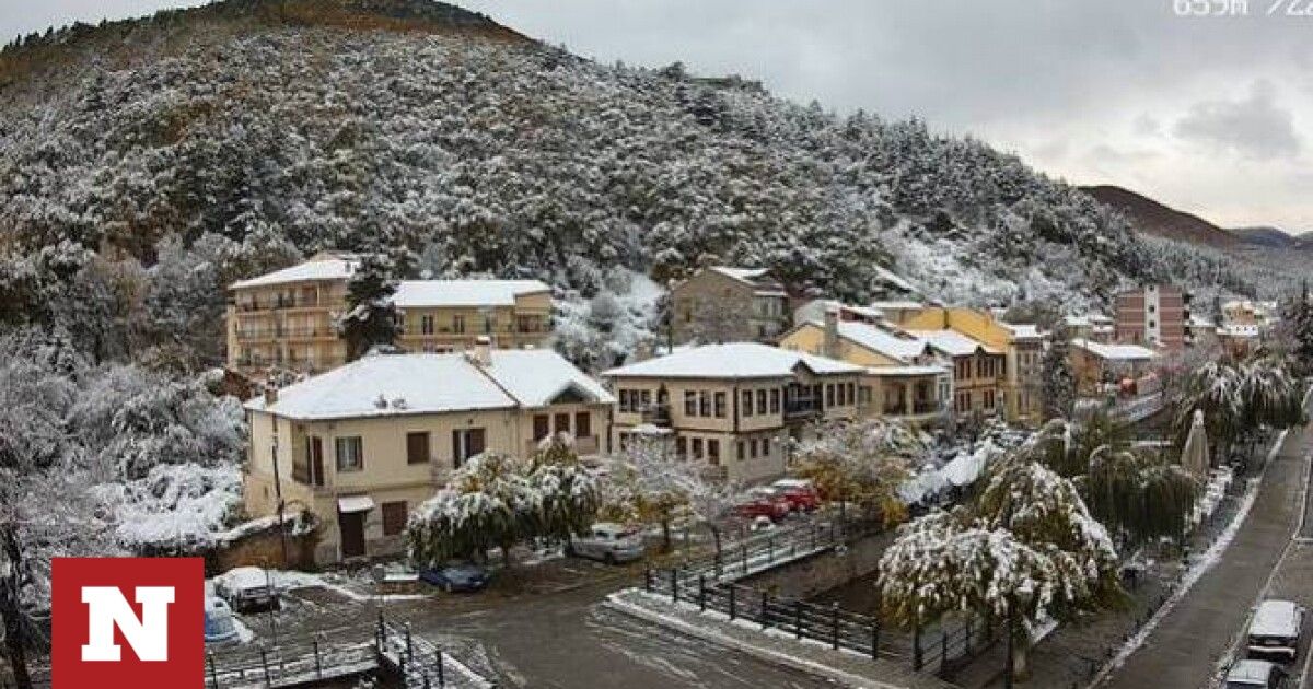 Φλώρινα: Μαγικές εικόνες μέσω της Live κάμερας από τη χιονισμένη πόλη ...