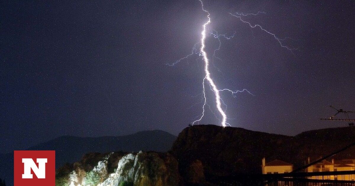 Ισχυρή καταιγίδα με κεραυνούς και χαλάζι έπληξε την Αθήνα - Newsbomb