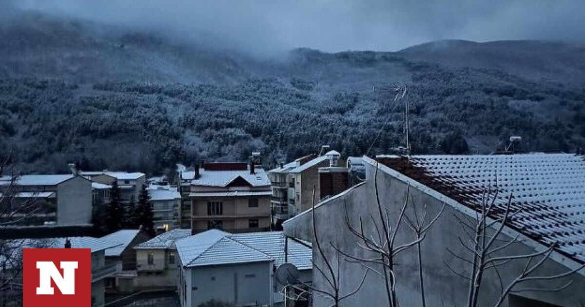 Καιρός: Στην «κατάψυξη» η Δυτική Μακεδονία- Χιόνια σε Κοζάνη και ...