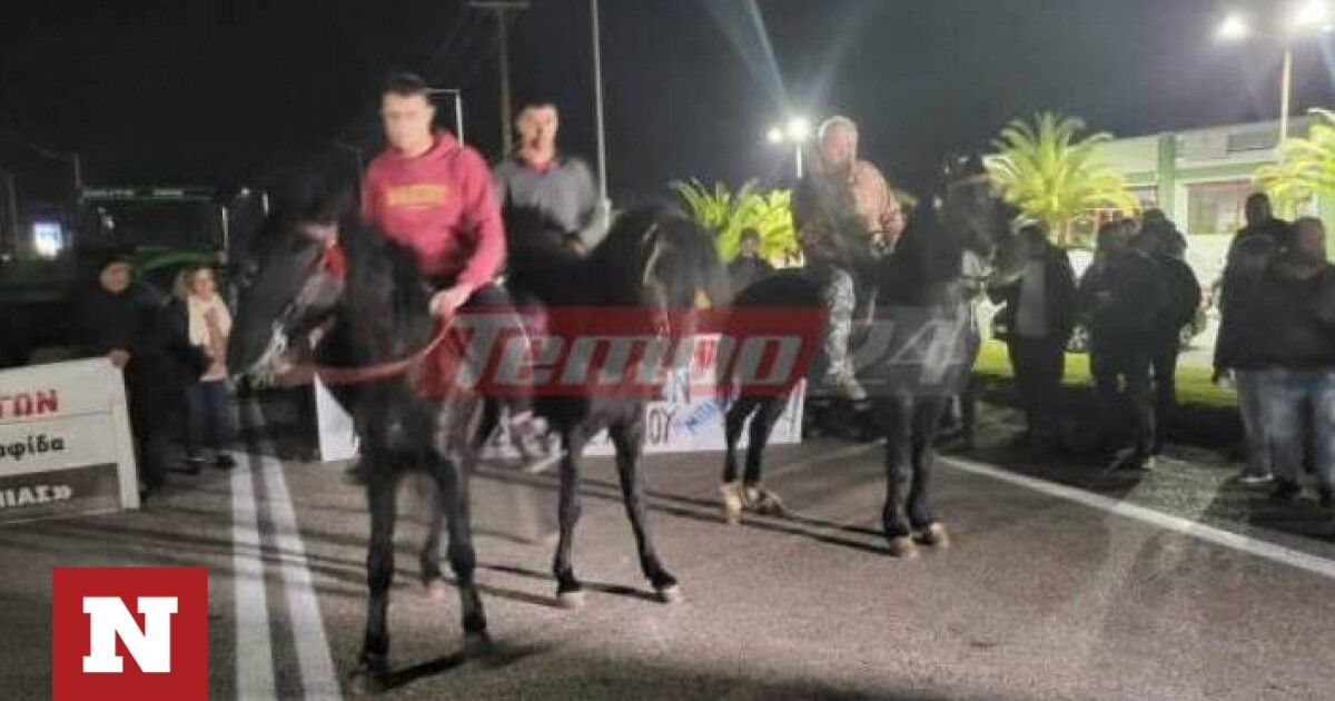 Αγρότες: Μπλόκο με... άλογα στην Αιγιάλειας - Έρχεται κλείσιμο Εθνικών ...