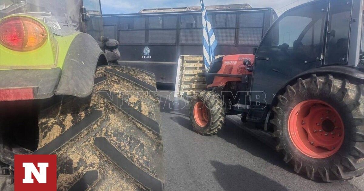 Μπλόκο της Αστυνομίας στους αγρότες της Χαλκιδικής - Newsbomb