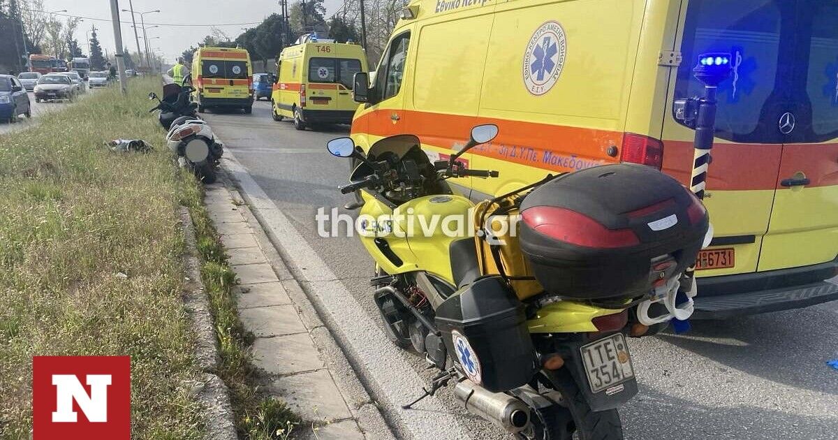 Θεσσαλονίκη: Τροχαίο με Ι.Χ. και μοτοσικλέτα – Ένας τραυματίας - Newsbomb