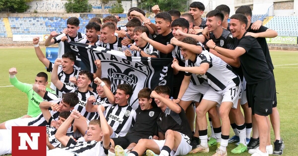 ΠΑΟΚ – Ολυμπιακός 1-0: Πρωταθλητής και στη Super League Κ17 ο ...