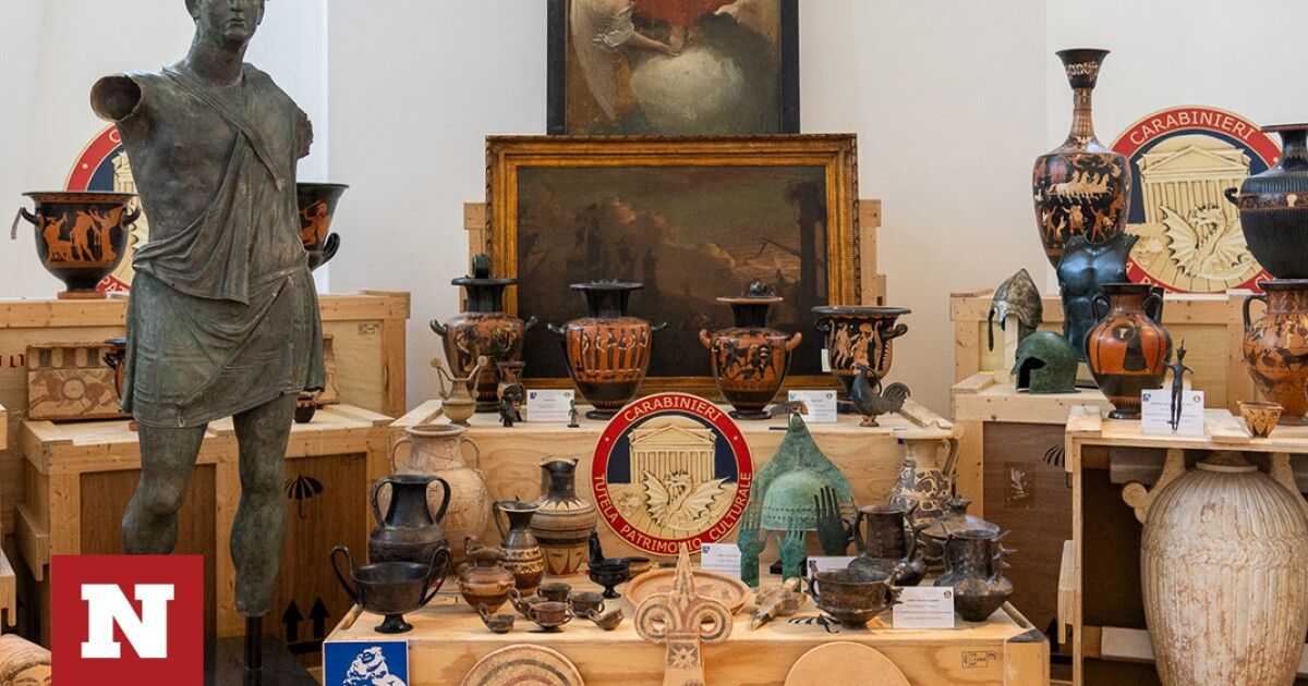 Ιταλία: Επιστράφηκαν από τις ΗΠΑ στην Ιταλία λεηλατημένες αρχαιότητες ...