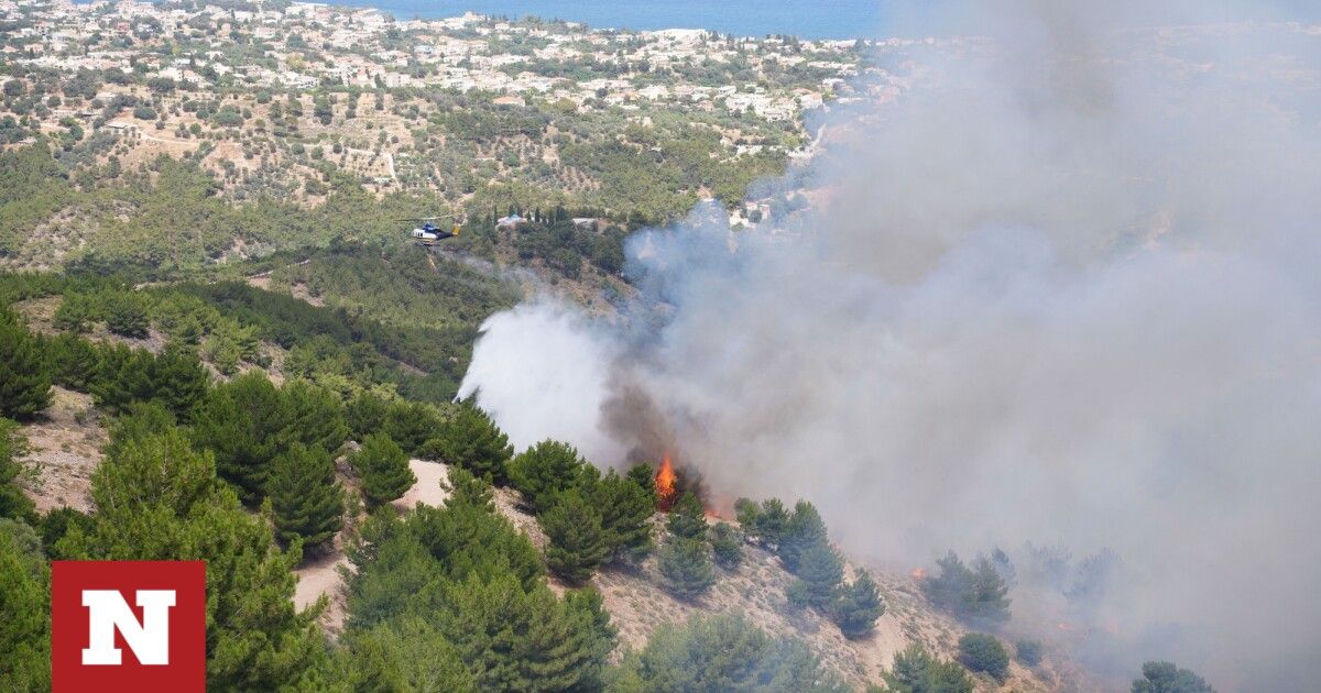 Φωτιά στη Χίο: Χωρίς ενεργό μέτωπο η πυρκαγιά στα Ρεστά - Newsbomb