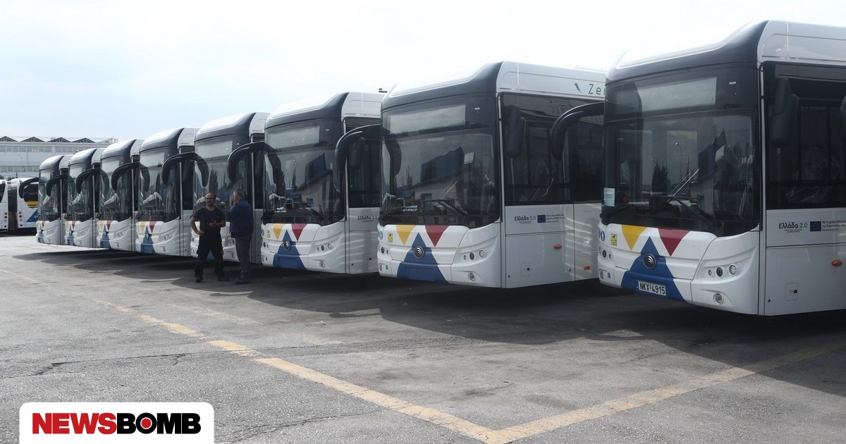 Θεσσαλονίκη: Δύο λεωφορεία του ΟΑΣΘ συγκρούστηκαν - Πέντε τραυματίες ...