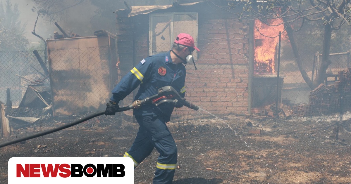 Φωτιά στη Βάρης Κορωπίου: Νέο μήνυμα του 112 - Newsbomb